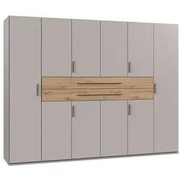 Dreht&uuml;renschrank wimex "Digit, erh&auml;ltlich in den Breiten 180cm, 225cm oder 270cm", kaschmir, absetzung und griffe artisan eiche nachbildung, B:270cm H:208cm T:58cm, Holzwerkstoff, Schr&auml;nke, Dreht&uuml;renschrank, Kleiderschrank inkl. zwei Schubk&auml;sten in zentraler H&ouml;he
