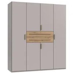 Dreht&uuml;renschrank wimex "Digit, erh&auml;ltlich in den Breiten 180cm, 225cm oder 270cm", kaschmir, absetzung und griffe artisan eiche nachbildung, B:180cm H:208cm T:58cm, Holzwerkstoff, Schr&auml;nke, Dreht&uuml;renschrank, inkl. zwei Schubk&auml;sten