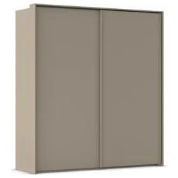 Kleiderschrank Rauch "Schwebet&uuml;renschrank Schrank Garderobe Ankleide Schlafzimmer TARO", fango, griffleisten fango, B:209cm H:226cm T:70cm, Holzwerkstoff, Schr&auml;nke, Kleiderschrank, 4 Breiten, optional Passepartout mit/ohne Beleuchtung MADE IN GERMANY