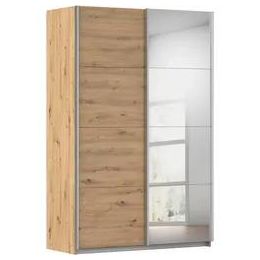 Schwebet&uuml;renschrank Rauch "Kleiderschrank Schrank Garderobe Schlafzimmerschrank CORTONA", eiche artisan, B:136cm H:210cm T:62cm, Holzwerkstoff, Schr&auml;nke, Schwebet&uuml;renschrank, in 3 Ausstattungen BASIC/CLASSIC/PREMIUM (SOFT-CLOSE) MADE IN GERMANY