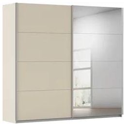 Schwebet&uuml;renschrank Rauch "Kleiderschrank Schrank Garderobe Schlafzimmerschrank CORTONA", beige (champagner), B:226cm H:210cm T:62cm, Holzwerkstoff, Schr&auml;nke, Schwebet&uuml;renschrank, in 3 Ausstattungen BASIC/CLASSIC/PREMIUM (SOFT-CLOSE) MADE IN GERMANY, Topseller