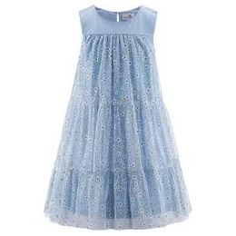 Sommerkleid happy girls "M&auml;dchenkleid", M&auml;dchen, Gr. 122, EURO-Gr&ouml;&szlig;en, light blau, Stoff, 100% Polyester, normal, Kleider Sommerkleid