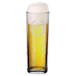 Bierglas LUXENTU "K&ouml;lschglas K&ouml;lner Stange mit Gravur 60. Jubil&auml;um 0,2 Liter transparent", bunt (transparent), 1 tlg., Glas, Trinkgef&auml;&szlig;e