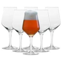 Bierglas ST&Ouml;LZLE "Biergl&auml;ser Craft Beer 0,3 l 6er Set transparent", bunt (transparent), Glas, Trinkgef&auml;&szlig;e
