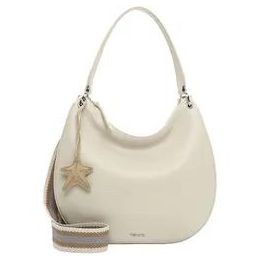 Beuteltasche Tamaris "Beutel TAS Kea", Damen, Gr. B/H/T: 38cm x 29cm x 3cm 0, beige (beige 400), Polyurethan, Taschen Beuteltasche