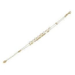 Adelia&acute;s Armband ADELIA ́S "Damen Armband aus Edelstahl mit S&uuml;&szlig;wasserperle 17+5 cm", gold, Armb&auml;nder, Damen, 22cm, Edelstahl, Armband, Zum Verschenken &ndash; passend f&uuml;r viele Anl&auml;sse