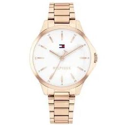 Quarzuhr Tommy Hilfiger "CHLOE", ros&eacute;goldfarben, Armbanduhren, Damen, Quarzuhr, Armbanduhr, Damenuhr, Edelstahlarmband, analog
