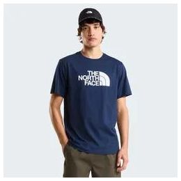 T-Shirt The North Face "M EVOLUTION HALF DOME REGULAR SHORT SLEEVE TEE", Herren, Gr. L, summit navy, tnf wei&szlig;, Obermaterial: 100% Baumwolle, Shirts T-Shirt, sportliche Passform, kurze &Auml;rmel, f&uuml;r Sportmode und Outdoormode