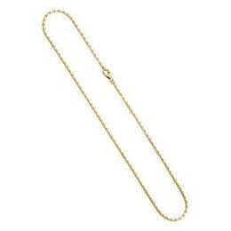 Goldkette Jobo "Kette Ankerkette 2,0 mm 45 cm", gelbgold 333, Halsketten, Damen, Gelbgold 333, L: 45, Goldkette, 333 Gold massiv und diamantiert