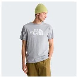 T-Shirt The North Face "M EVOLUTION HALF DOME REGULAR SHORT SLEEVE TEE", Herren, Gr. XXL, tnf pale grau heather, tnf wei&szlig;, Obermaterial: 85% Baumwolle, 15% Polyester, Shirts T-Shirt, sportliche Passform, kurze &Auml;rmel, f&uuml;r Sportmode und Outdoormode