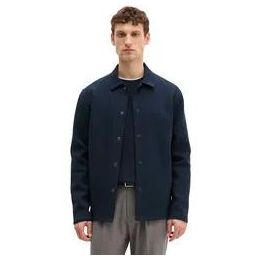 Marc O'Polo Sweatjacke MARC O'POLO "aus Scuba-Interlock", Herren, Gr. L, schwarz navy, Obermaterial: 75% Baumwolle, 20% Polyester, 5% Elasthan, unifarben, regular fit, Sweatjacken Sweatjacke