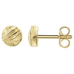 Paar Ohrstecker Celesta, gelb, Ohrringe, Damen, one-size, Gold