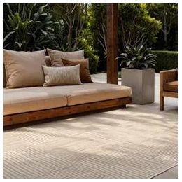 Teppich Ted Baker "Nightingale, Wendeteppich", jute wei&szlig;, B:160cm H:8mm L:230cm, Polypropylen, Teppiche, Teppich, Designteppich, Wetterfest, modern, Pflegeleicht, Wohnzimmer, Terrasse