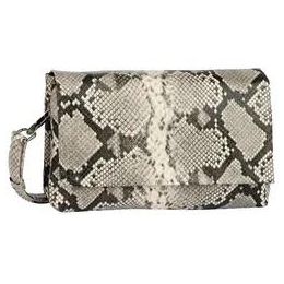 Abendtasche Gabor "Salara", Damen, Gr. B/H/T: 23cm x 14cm x 4,5cm, beige (snake ), Polyurethan, clean, gepflegt, gepr&auml;gtes Muster, unifarben, Taschen Abendtasche, schlicht und funktional, mit 2 Kammern je nach Anlass variabel tragbar