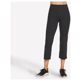 3/4-Leggings Skechers "GOWALK PANT LITE", Damen, Gr. XL (46/48), N-Gr, schwarz, Obermaterial: 88% Nylon, 12% Elasthan, Hosen, sportlicher Stil, f&uuml;r Fitness und sportliche Aktivit&auml;ten