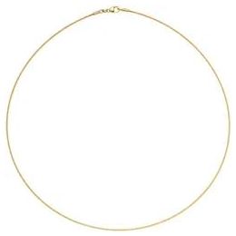 Halsreif Jobo, gelbgold 750, Halsketten, Damen, Gelbgold 750, L: 50, 750 Gold 50 cm 1,1 mm