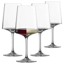 Schott Zwiesel Weinglas ZWIESEL GLAS "Allround Weingl&auml;ser ECHO 572 ml 4er Set transparent", bunt (transparent), 4 tlg., Glas, Trinkgef&auml;&szlig;e, Weinglas