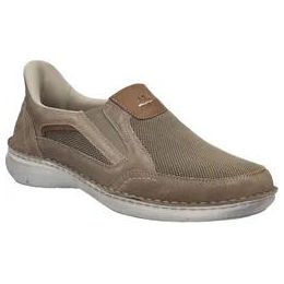 Slipper Josef Seibel "New Anvers 25, sand-kombi", Herren, Gr. 46, beige (sand, kombi), Obermaterial: 80% Rindsleder Leather cow. 20% Textilmaterial TEXMAT., Schuhe Slipper