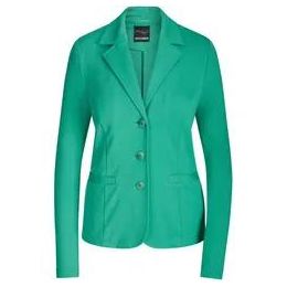 Jackenblazer GOLDNER "Viskoseblazer mit Reverskragen", Damen, Gr. 40, gr&uuml;n, Obermaterial: 67% Viskose CV. 27% Polyester PES. 6% Elasthan EL., Blazer, stretchbequeme Jerseyqualit&auml;t