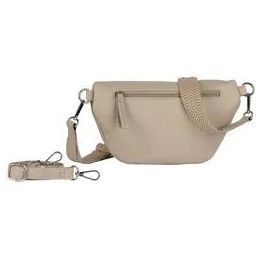 Bauchtasche Gabor "Silena", Damen, Gr. B/H/T: 30cm x 15,5cm x 9,5cm, beige, Polyurethan, clean, gepflegt, gepr&auml;gtes Muster, unifarben, Taschen, hochwertig gewebte Gurtband und ein filigranes Logo