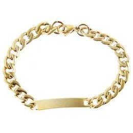 Adelia&acute;s Armband ADELIA ́S "Damen Armband &ndash; Panzerarmband aus Edelstahl 19 cm", gold, Armb&auml;nder, Damen, 19cm, Edelstahl, Armband, Ein kleines Geschenk mit gro&szlig;er Wirkung
