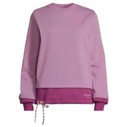 Sweatshirt SALZHAUT "Sweatshirt SAGESP&Ouml;NE", Damen, Gr. XS, rosa (pale), Obermaterial: 80% Baumwolle CO. 20% Polyester PES., Sweatshirts Sweatshirt
