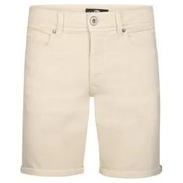 Jeansshorts PETROL INDUSTRIES, Herren, Gr. XXXL(46), N-Gr, seashell, Denim/Jeans, Obermaterial: 72% Baumwolle, 27% Polyester, 1% Elasthan, slim fit kniefrei, Jeans Jeansshorts, Sommerhose im Five-Pocket Style