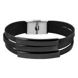 Adelia&acute;s Armband ADELIA ́S "Unisex Armband aus Leder 21,5 cm", schwarz, Armb&auml;nder, Damen, 22cm, Leder, Armband, Ideal als Geschenk f&uuml;r besondere Anl&auml;sse