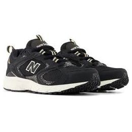 Sneaker New Balance "408", Damen, Gr. 38, schwarz cement, bisque, flat taupe, Synthetik, Schuhe Sneaker, von dem New Balance 530 inspiriert, Topseller
