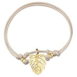 Armband AILORIA "Armband beige/silber JUNGLE", gold, Armb&auml;nder, Damen, Edelstahl, Armband