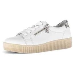 Sneaker Gabor "Sneaker low", Damen, Gr. 36, wei&szlig;, Schuhe Sneaker