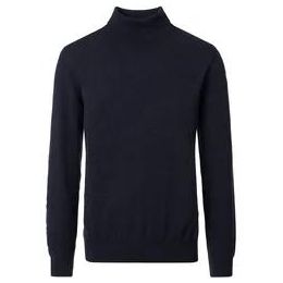 Rollkragenpullover Venti "Venti Rollkragenpullover uni", Herren, Gr. L, dunkelblau, 70% Baumwolle, 25% Wolle, 5% Kaschmir, Pullover Rollkragenpullover