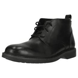 Stiefel Clarks "Aldwin Mid Gore-Tex", Damen, Gr. 42, schwarz, Leder, Schuhe Stiefel, mit wasserdichter GORE-TEX-Technologie