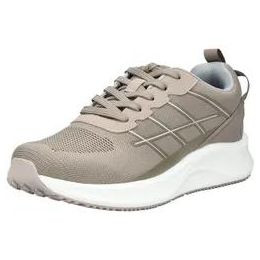 Sneaker Ara "Ara Sneaker Textil", Herren, Gr. 42, beige, silber, Textil, Schuhe Sneaker