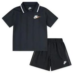 T-Shirt & Shorts Nike SPORTSWEAR "NKB B NSW VICTORY LAP JERSEY S", Jungen, Gr. 122 (7), schwarz, Obermaterial: 100% Polyester, KOB Set-Artikel, Set-Artikel, f&uuml;r sportliche Aktivit&auml;ten