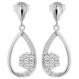 Adelia&acute;s Paar Ohrh&auml;nger ADELIA ́S "Damen Ohrringe &ndash; Ohrh&auml;nger aus 925 Silber mit Zirkonia", Damen, Gr. Damen, Silber 925 (Sterlingsilber), silber, Ohrringe, Ideal als Geschenk f&uuml;r besondere Anl&auml;sse