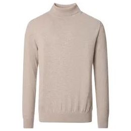 Rollkragenpullover Venti "Venti Rollkragenpullover uni", Herren, Gr. XXL, beige, 70% Baumwolle, 25% Wolle, 5% Kaschmir, Pullover Rollkragenpullover