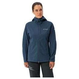 Softshelljacke Vaude "WOMEN'S ALL YEAR ELOPE SOFTSHELL JACKET II", Damen, Gr. 36, schwarz sea, Obermaterial: 100% Polyester. Futter: 100% Polyester, normal, Jacken Softshelljacke, sportlicher Stil, winddicht, atmungsaktiv, wasserabweisend