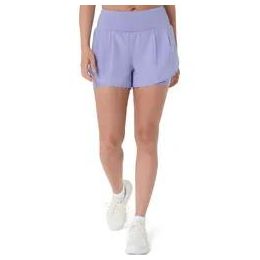 Laufshorts asics "ROAD 2-N-1 3.5IN SHORT", Damen, Gr. M, N-Gr, blaubell, blaubell, Obermaterial: 100% Polyester, Hosen
