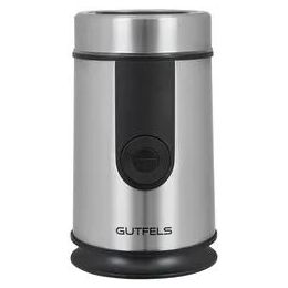 Gutfels Kaffeem&uuml;hle "COFFEE5010", silber, B:9,8cm H:16,6cm T:9,8cm, Kaffeem&uuml;hlen, 50 g Kapazit&auml;t, 200 Watt