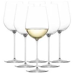 Schott Zwiesel Wei&szlig;weinglas ZWIESEL GLAS "Wei&szlig;weingl&auml;ser VUELO 517 ml 6er Set transparent", bunt (transparent), B:8,9cm H:23,7cm &Oslash;:8,9cm, Glas, Trinkgef&auml;&szlig;e, Wei&szlig;weinglas, Sp&uuml;lmaschinengeeignet