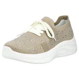 Sneaker Ara "Ara Sneaker Textil", Damen, Gr. 41, silber, Textil, Schuhe Sneaker