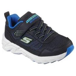 Sneaker Skechers "Skechers ELITE SPORT TREAD", M&auml;dchen, Gr. 32, schwarz (schwarz, blau), Lederimitat, Schuhe Sneaker, Trekkingschuh mit waterproof, Gr&ouml;&szlig;enschablone zum Download