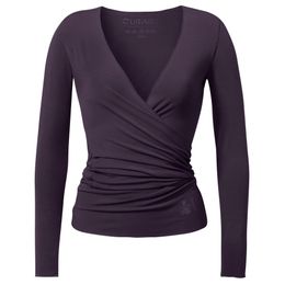 Curare Yogawear Funktionsshirt Damen Gr&ouml;&szlig;e XS brombeer