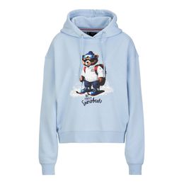 19V69 Italia Sweatshirt 'Kara Wintergames' Damen Gr&ouml;&szlig;e L hellblau / braun / schwarz / wei&szlig;