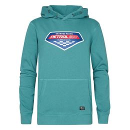 PETROL INDUSTRIES Sweatshirt 'White Mountain' Jungen Gr&ouml;&szlig;e 116 azur / enzian / rot / wei&szlig;