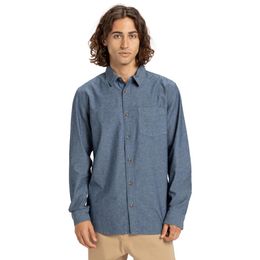 Quiksilver Button Up Shirt 'Yosemite Chambrayls' male Blue size XXL
