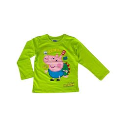 Peppa Pig Shirt 'Peppa Pig Langarmshirt George' boy Green size 98