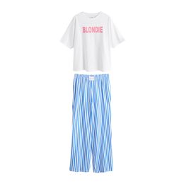 next Pyjama Damen Gr&ouml;&szlig;e XXL/XXXL blau / pink / wei&szlig; Sommerkleid