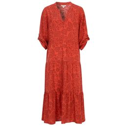 Cellbes of Sweden Kleid Damen Gr&ouml;&szlig;e 46/48 rot / orangerot Winterkleid